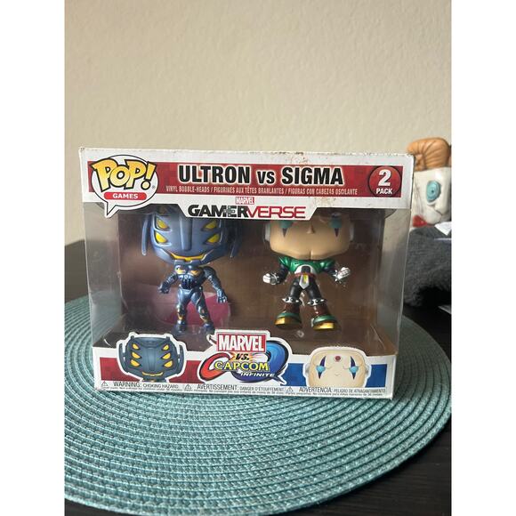 Marvel | Toys | Vaulted Ultron Sigma Funko Pop 2pack Marvel Vs Capcom ...